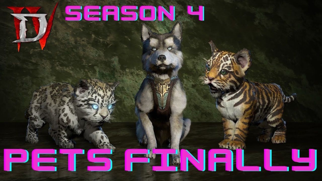 Diablo 4 PETS are here Season 4 - YouTube