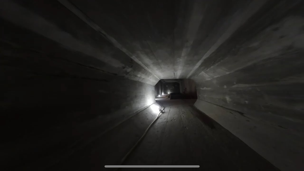 Fpv through the inside of a bridge core. - YouTube