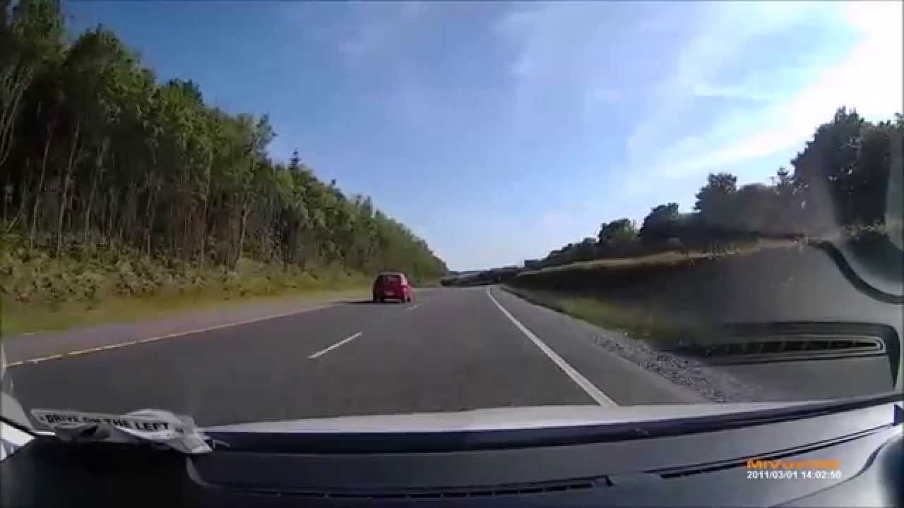 Irish M8 from toll plaza to Dunkettle Roundabout - YouTube