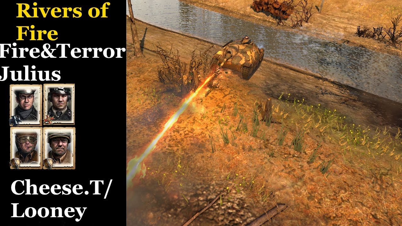 [Coh2][WM/OKW v USF/USF] Propagandacast #3505 Fire&Terror/Julius v ...