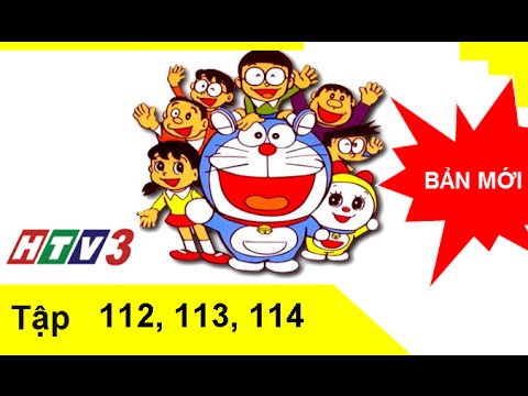Phim hoạt hình Doremon tiếng Việt lồng tiếng tập 112,113,114 HTV3