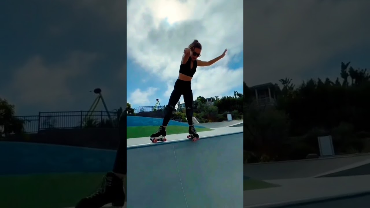 Excellent Skating Handstand Balance Skatepark #shorts - YouTube