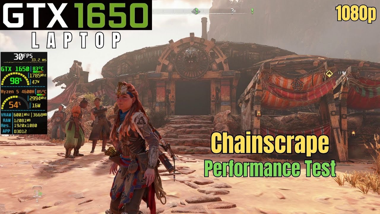 Horizon Forbidden West - Chainscrape area performance testing - GTX ...