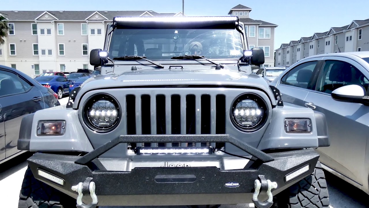 Tricked out Jeep Wranger TJ - YouTube