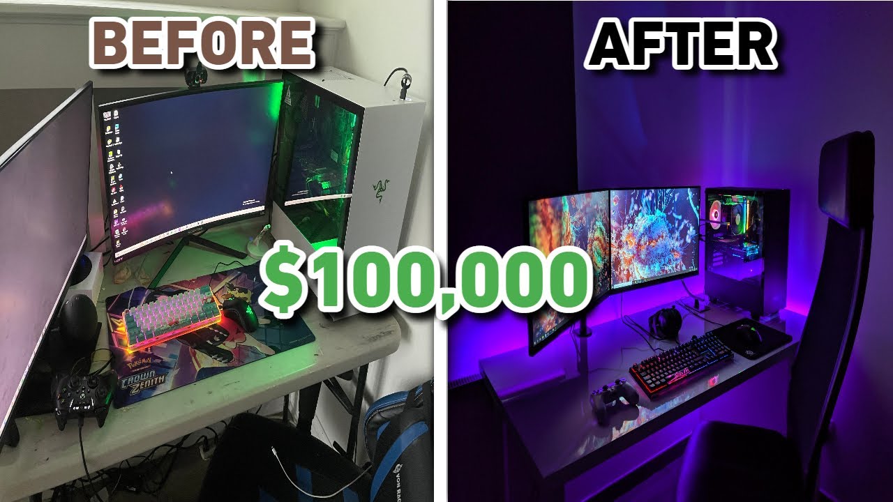 My New $100,000 2023 Gaming Setup Tour! - YouTube
