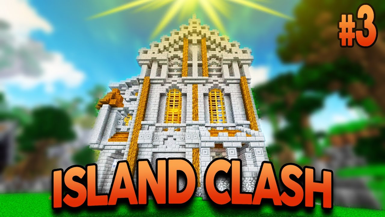 Minecraft ISLAND CLASH: EPISODE 3 "UPGRADED ISLAND" w/ Preston and ...