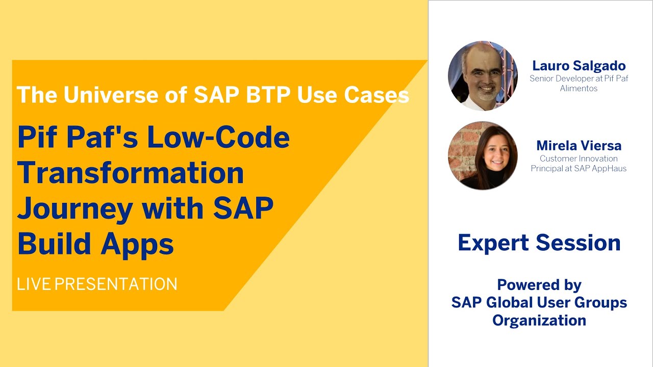 The Universe of SAP BTP Use Cases - Pif Paf's Low-Code Transformation ...