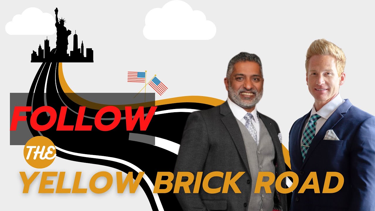 Follow the Yellow Brick Road from Canada to USA - YouTube