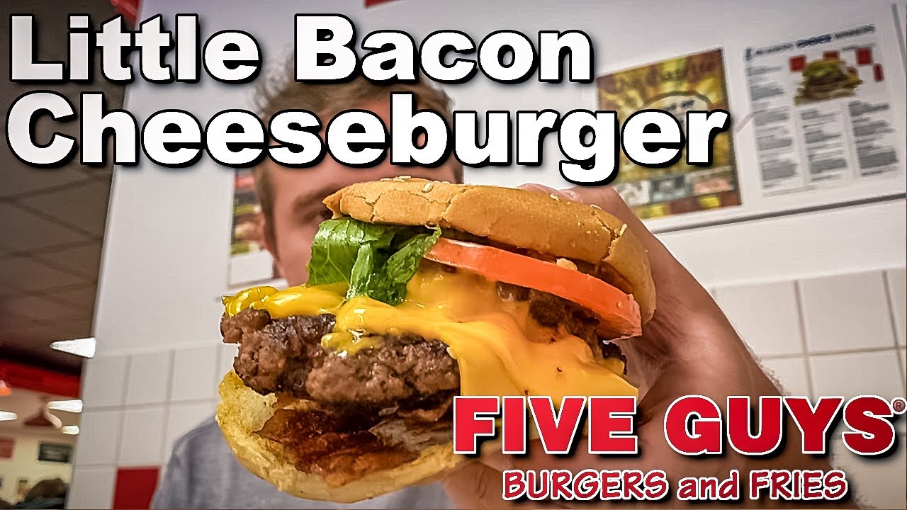 Five Guys - Little Bacon Cheeseburger Review German | Weniger gut als ...