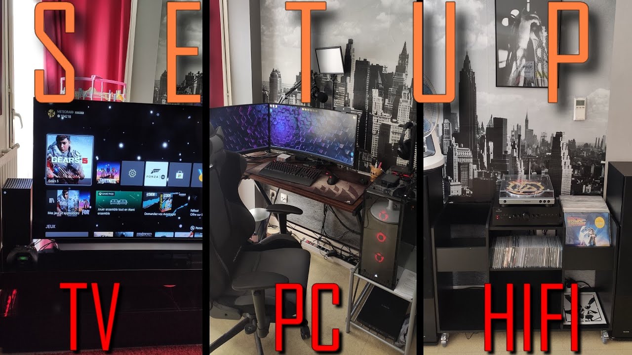 ROOM TOUR 2021 | Setup PC, TV & HiFi - YouTube