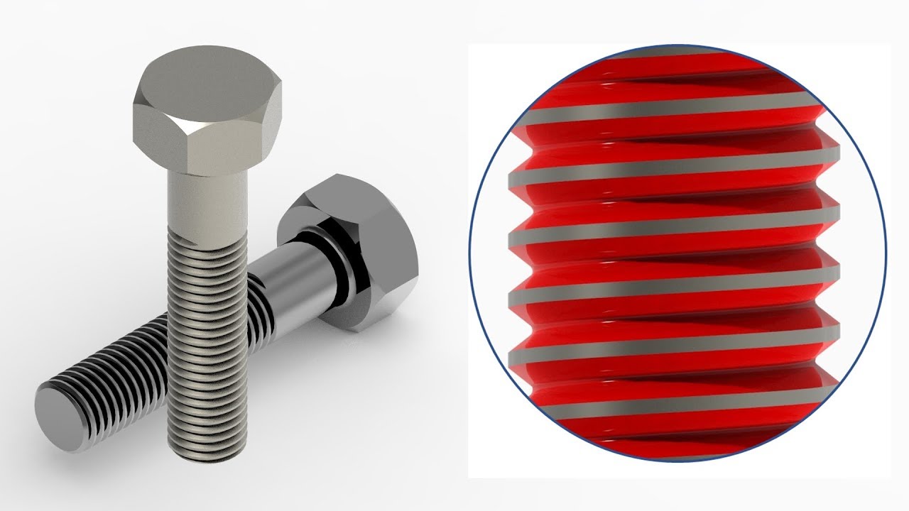 Creo Tutorial#7 | Design of Threaded Bolt (with narration). - YouTube