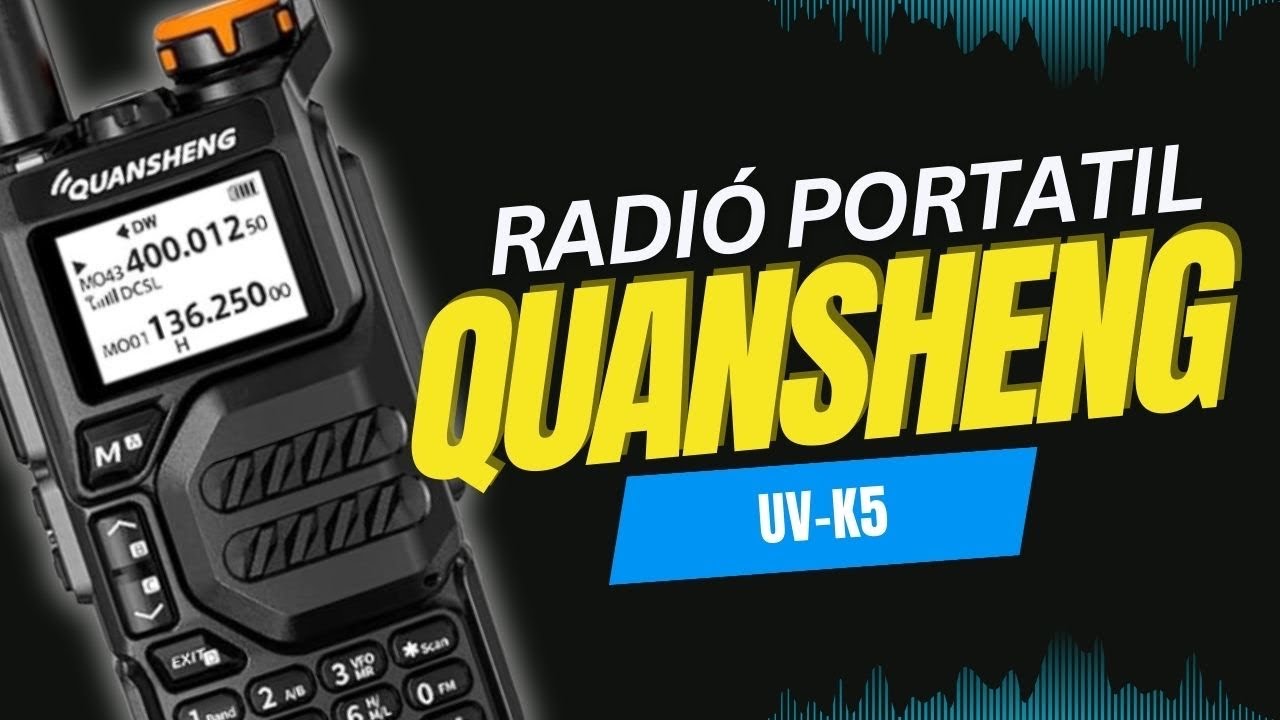 QUANSHENG UV-K5 ESPAÑOL | Radió para banda aérea Unboxing y Review ...