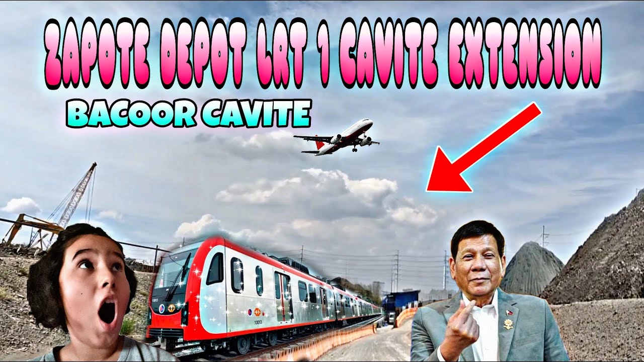 LRT-1 CAVITE EXTENSION, ZAPOTE DEPOT MOTOR VLOG UPDATE,. NOVEMBER 13 ...