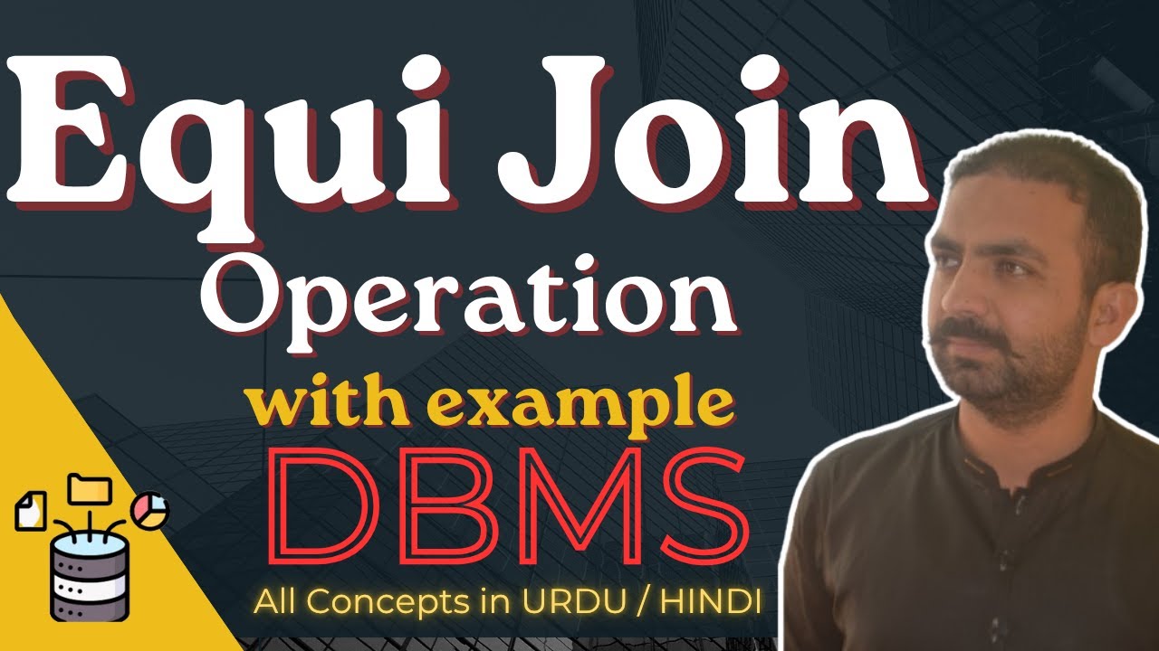 Lec-37: Equi Join operation in SQL with Example - YouTube