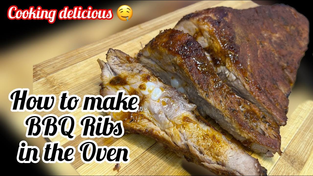 How to make BBQ Ribs in the Oven!!Oven baked ribs recipe! - YouTube