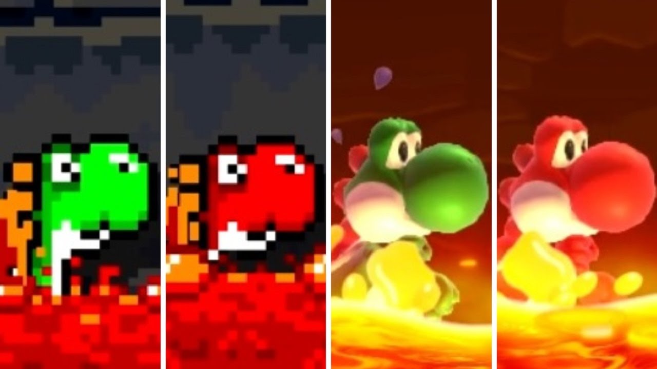 Evolution of Mario Sacrificing Yoshi (1990-2020) - YouTube