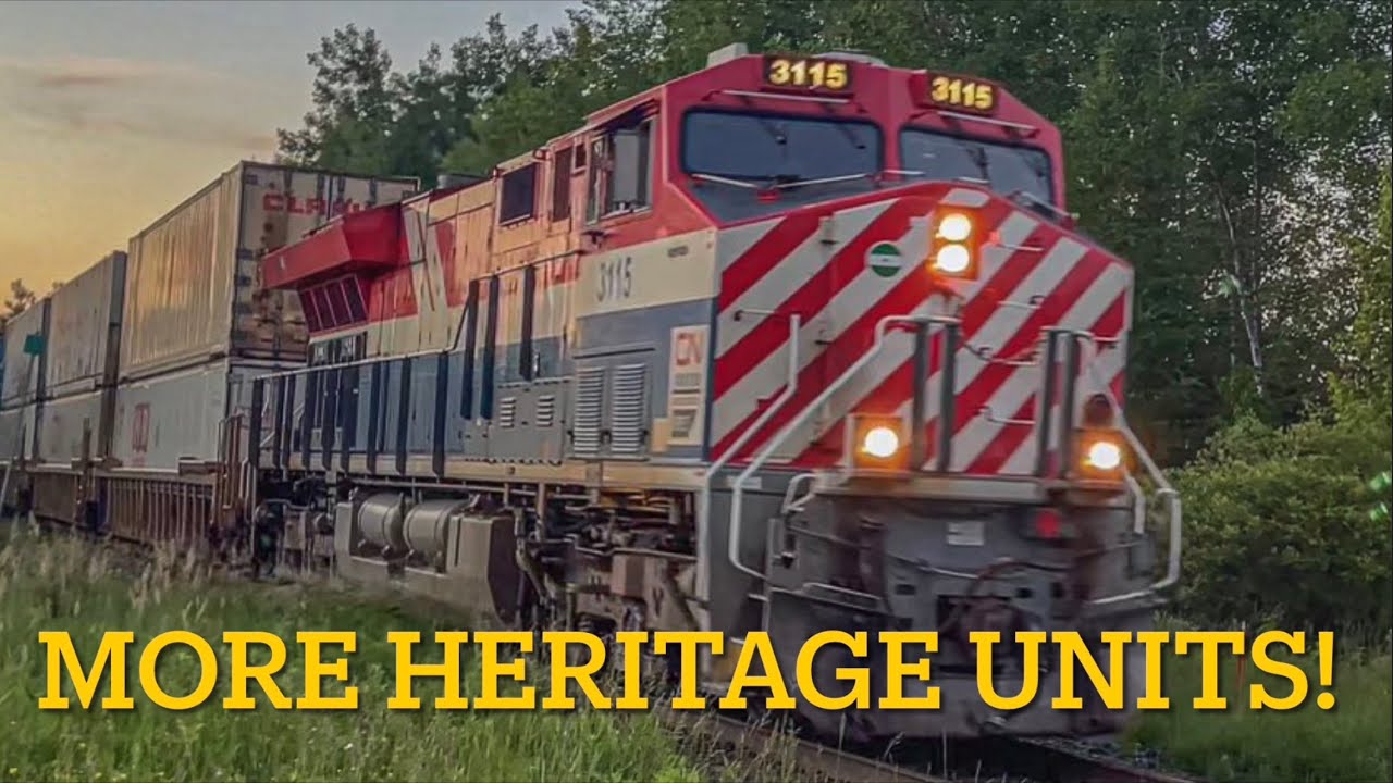 (RARE TRAINS, Heritage Units, 9WLs, Veterans Units, ETC) Railfanning On ...