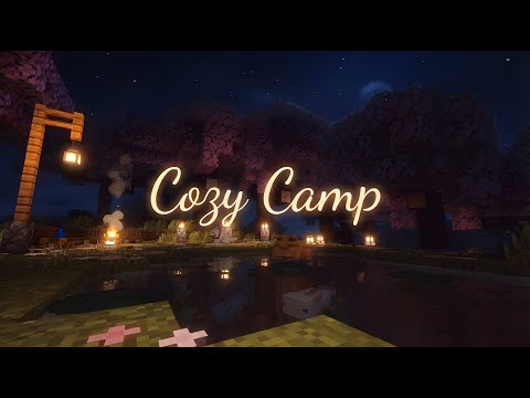 Relaxing Minecraft Cherry Grove | Lake Ambience & Minecraft Soundtrack for Sleep
