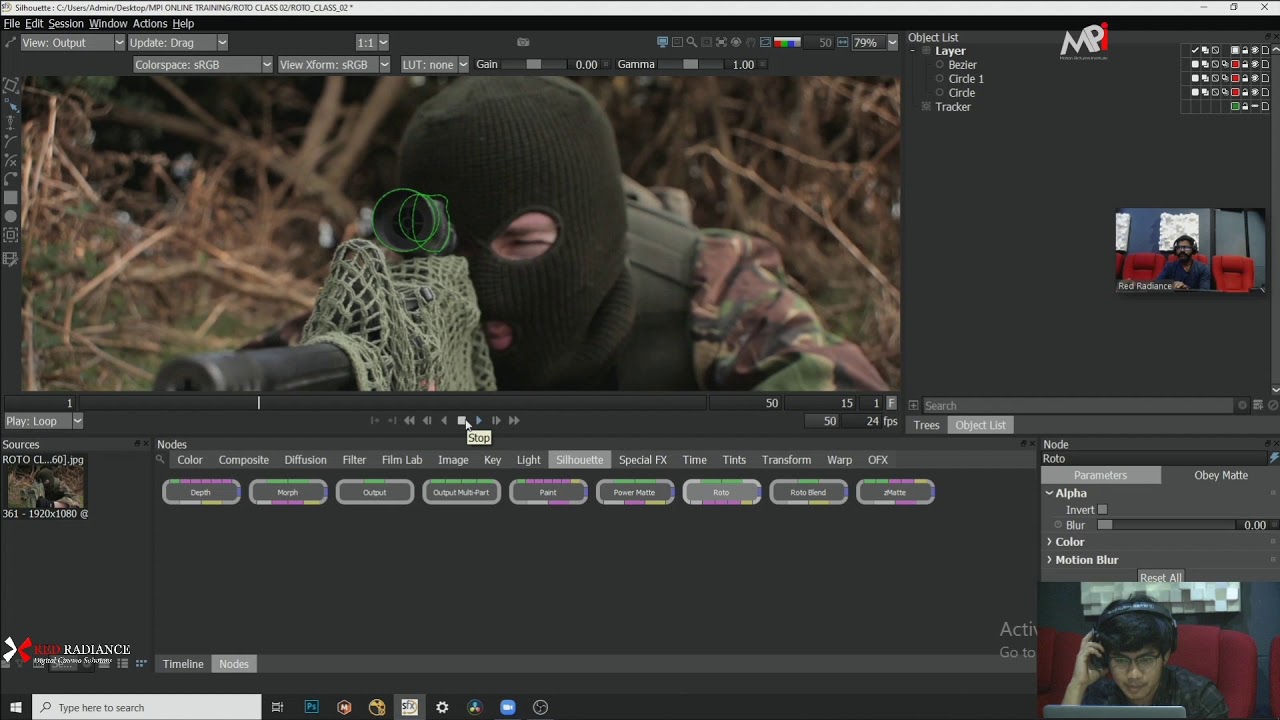 Introduction To Rotoscope With Silhouette Fx Roto 02 - YouTube
