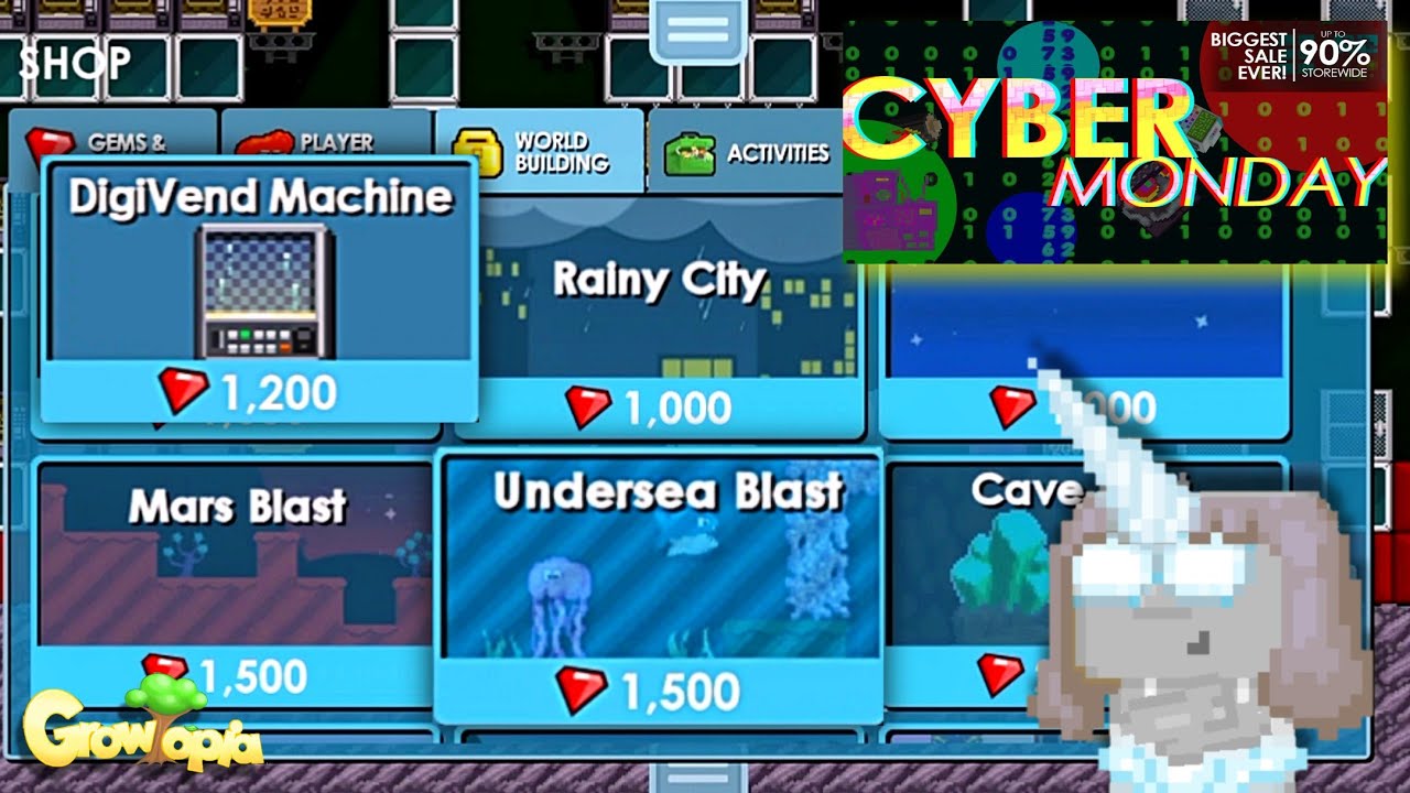 RIP GT!! WEATHERS ONLY 1K IN STORE | CYBER MONDAY | Growtopia - YouTube