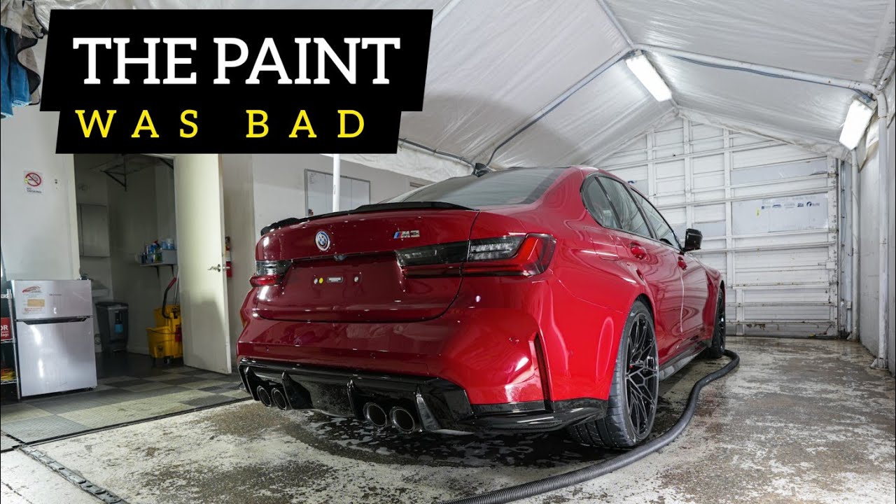 Brand New Imola Red G80 M3 With Horrible Paint | G80 M3 - YouTube