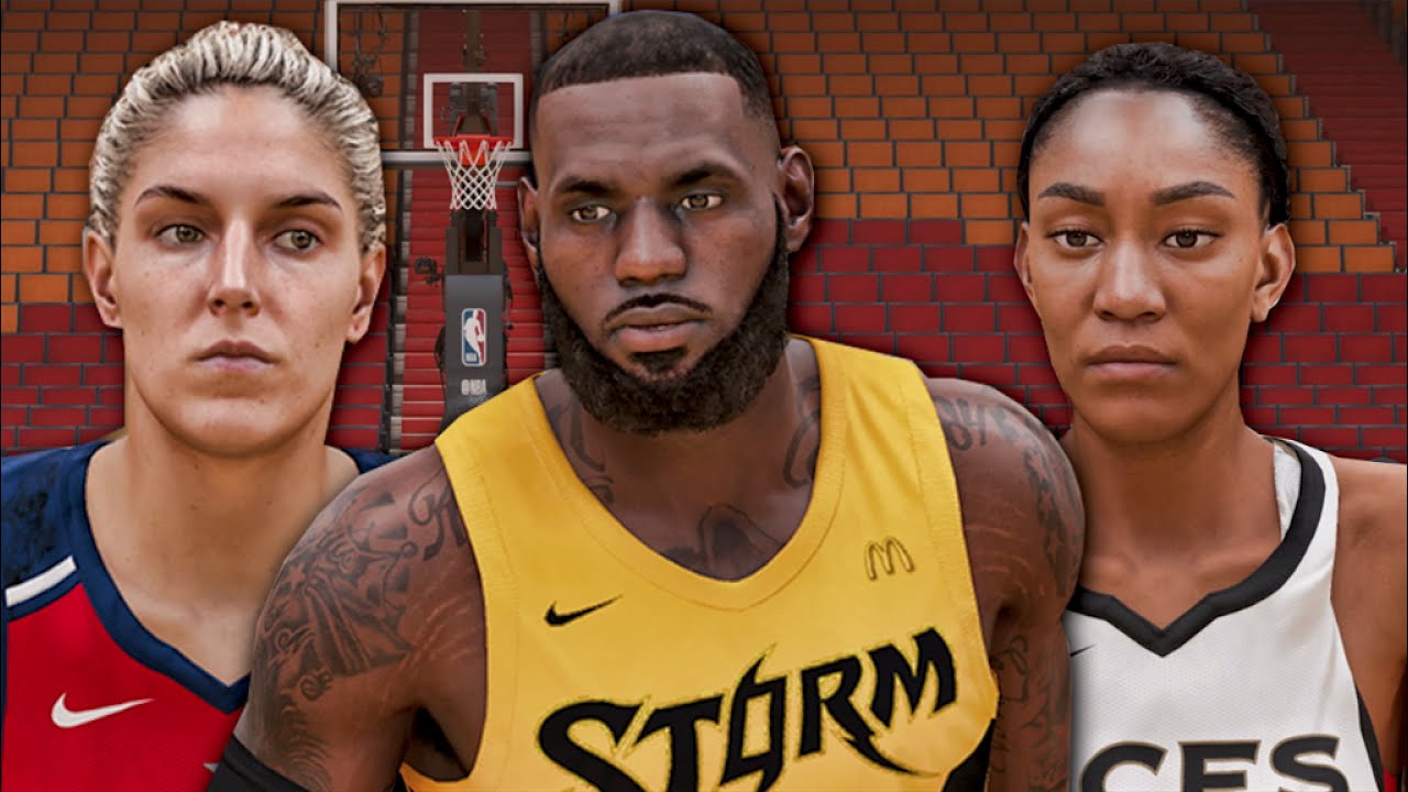 I Put LeBron James in the WNBA - YouTube
