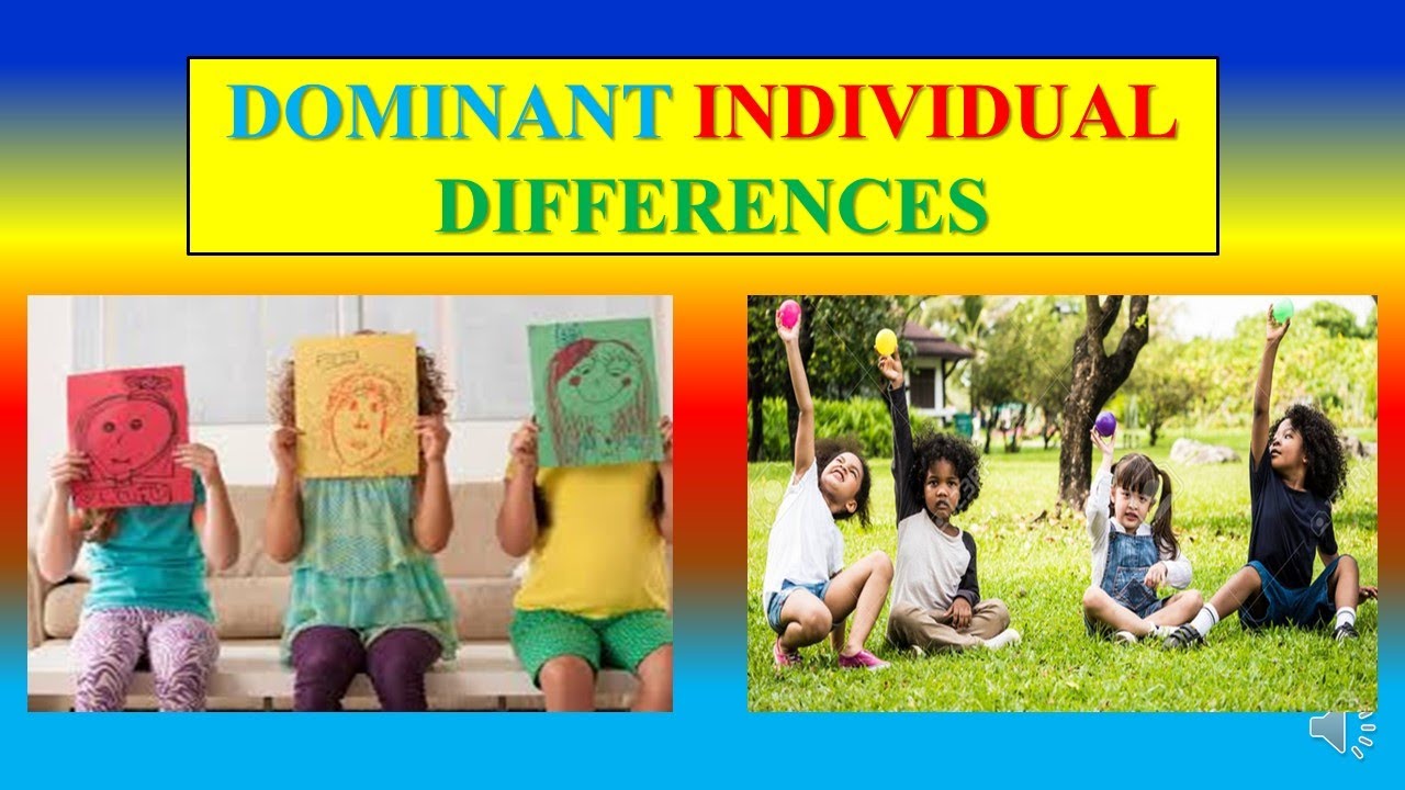 DOMINANT INDIVIDUAL DIFFERENCES - Psychology - Applied psychology for ...