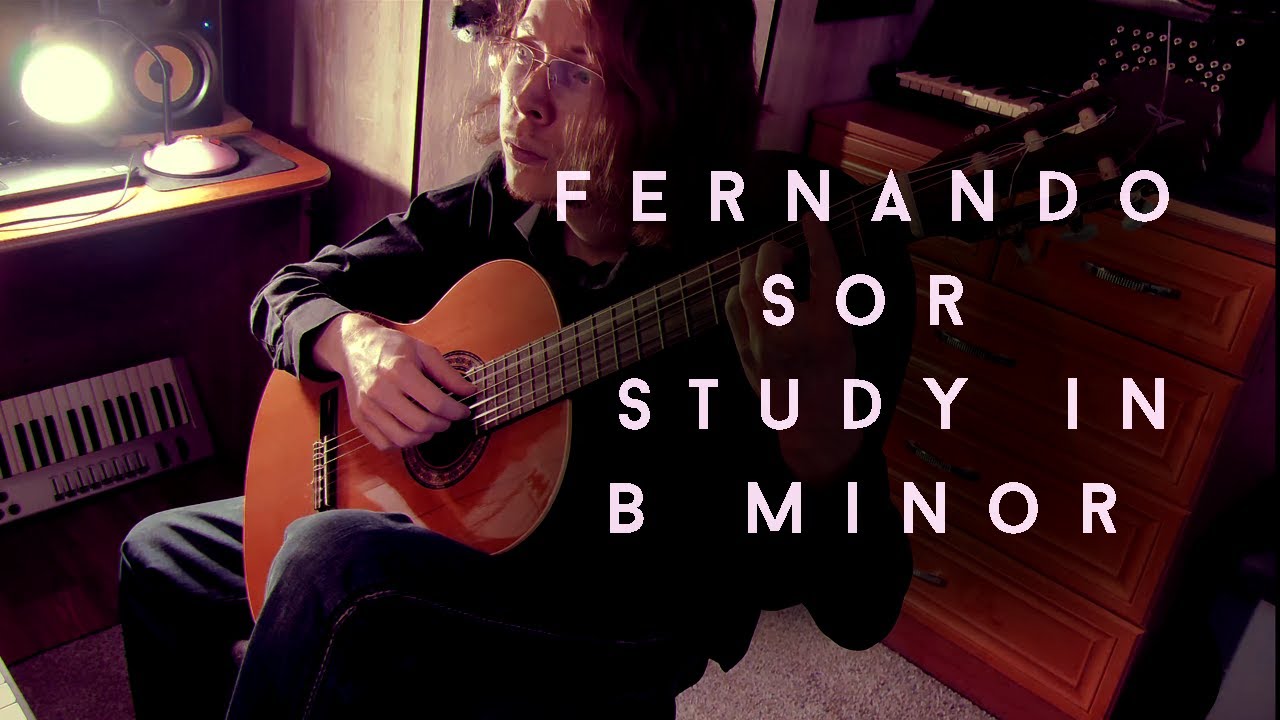 Fernando Sor - Study in B minor № 22 (Op. 35) - YouTube
