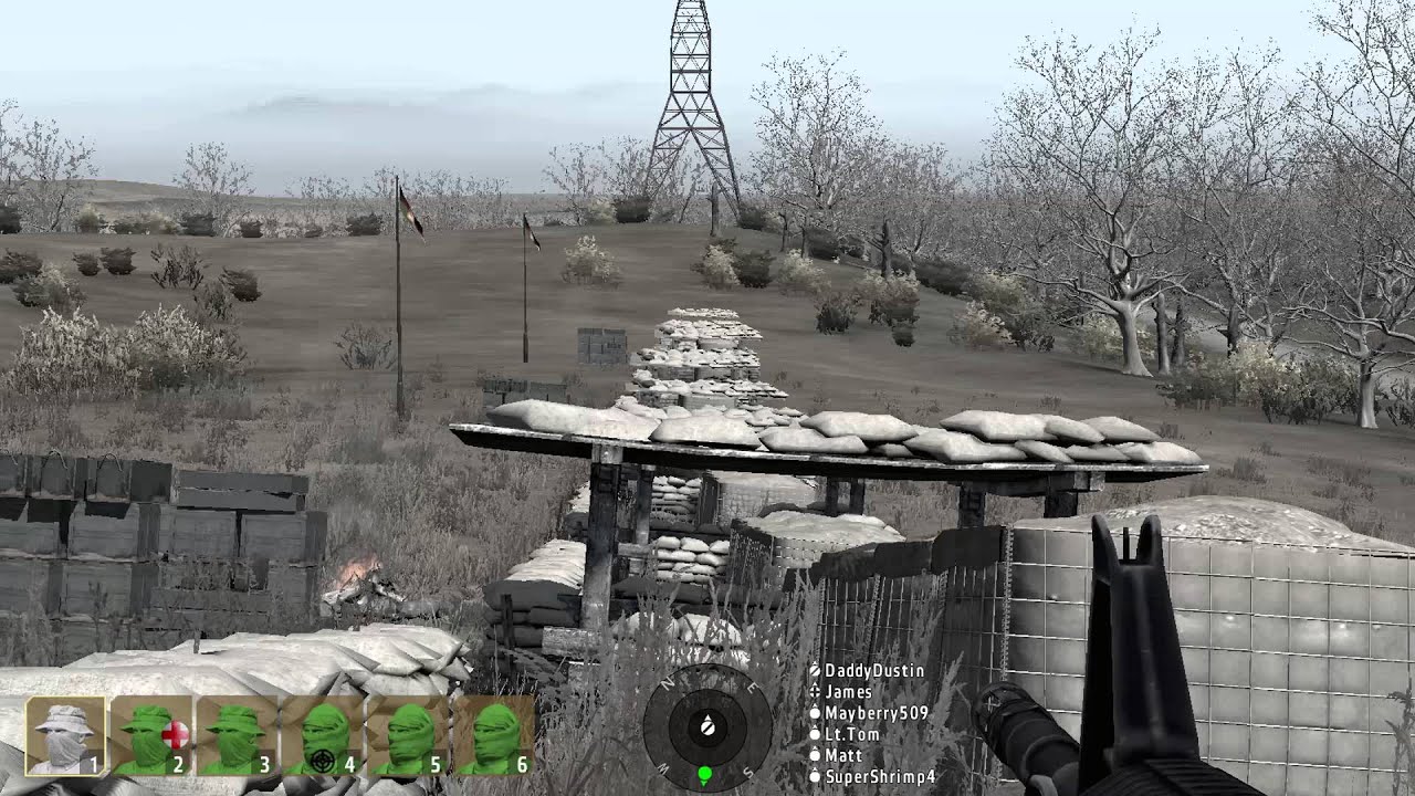 ARMA 2 - Modern Day Trench Warfare - YouTube