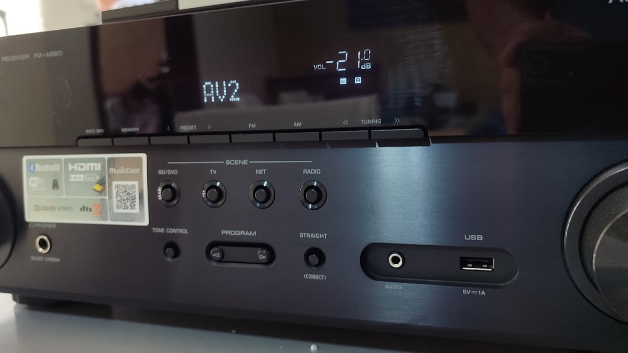 Amplificador Yamaha aventage RX-A660 Dolby Atmos DTS:X Bluetooth. Wifi ...