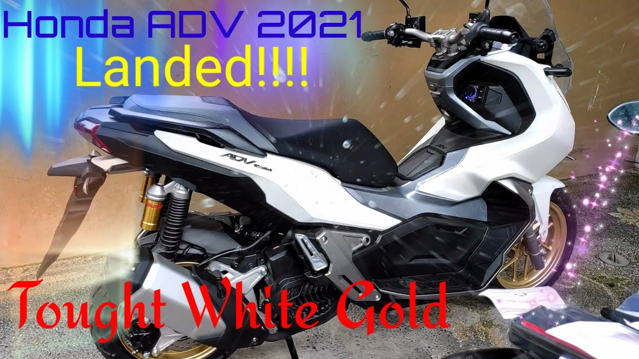 REVIEW HONDA ADV 2021 // TOUGH WHITE GOLD - YouTube