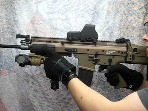 (Airsoft) SCAR light Tokyo Marui - YouTube
