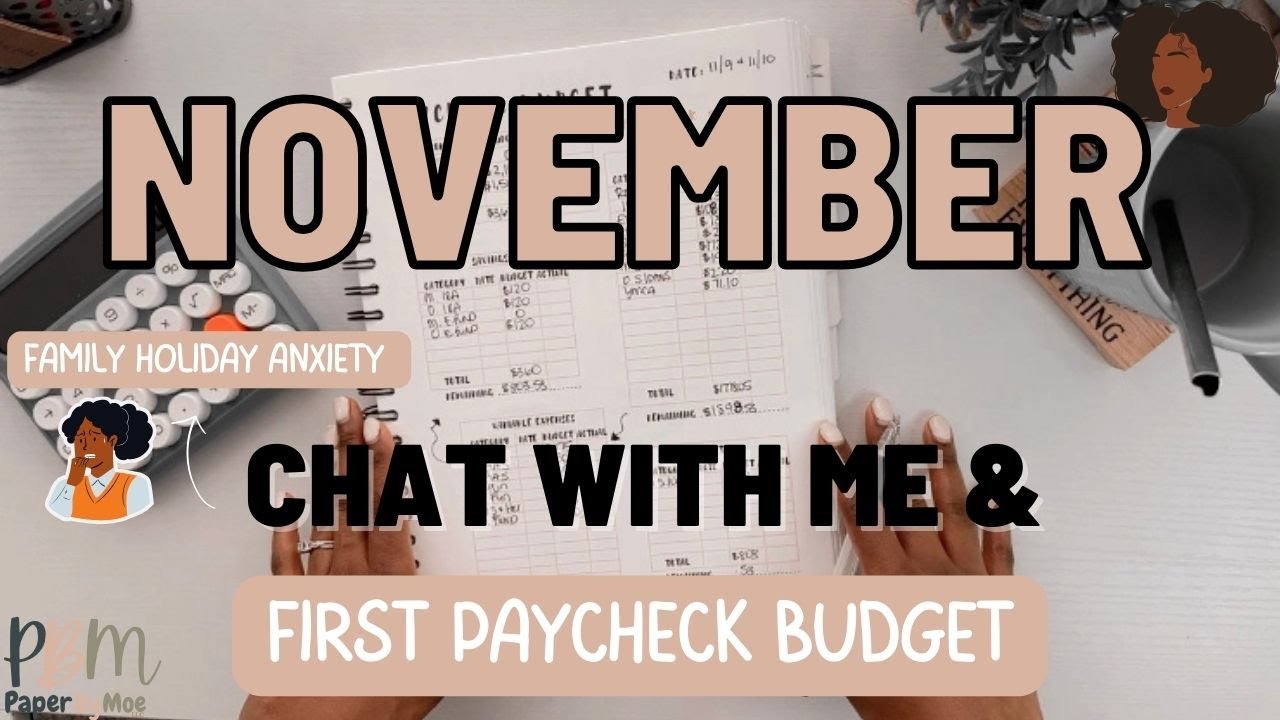 November First Paycheck His&Her Budget | Chat With Me | Zero Based ...