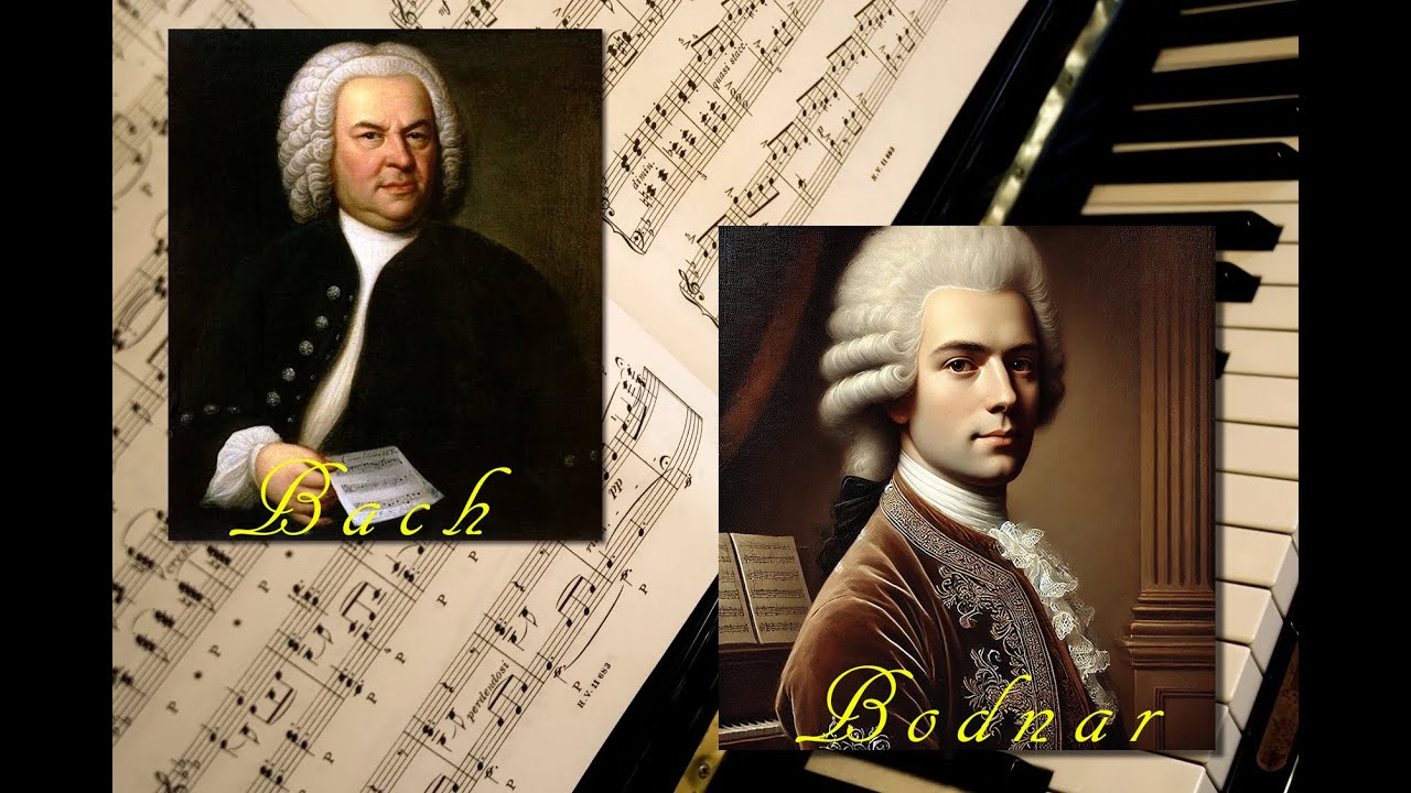 Bach - Prelude in C minor (BWV 999) Original Version & Bodnar Variation ...