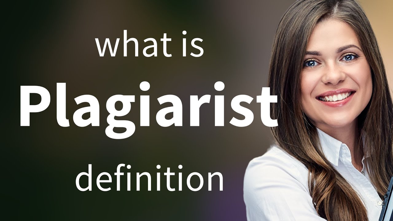Plagiarist — what is PLAGIARIST meaning - YouTube