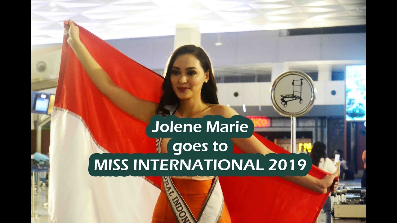 Jolene Marie Cholock Rotinsulu goes to Miss International 2019 - YouTube