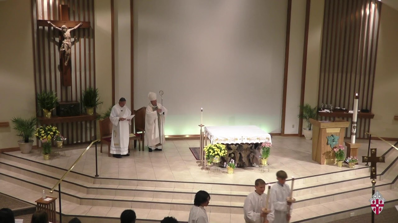 Eighth Grade Mass from St. Thomas Aquinas Church, Saginaw MI - YouTube