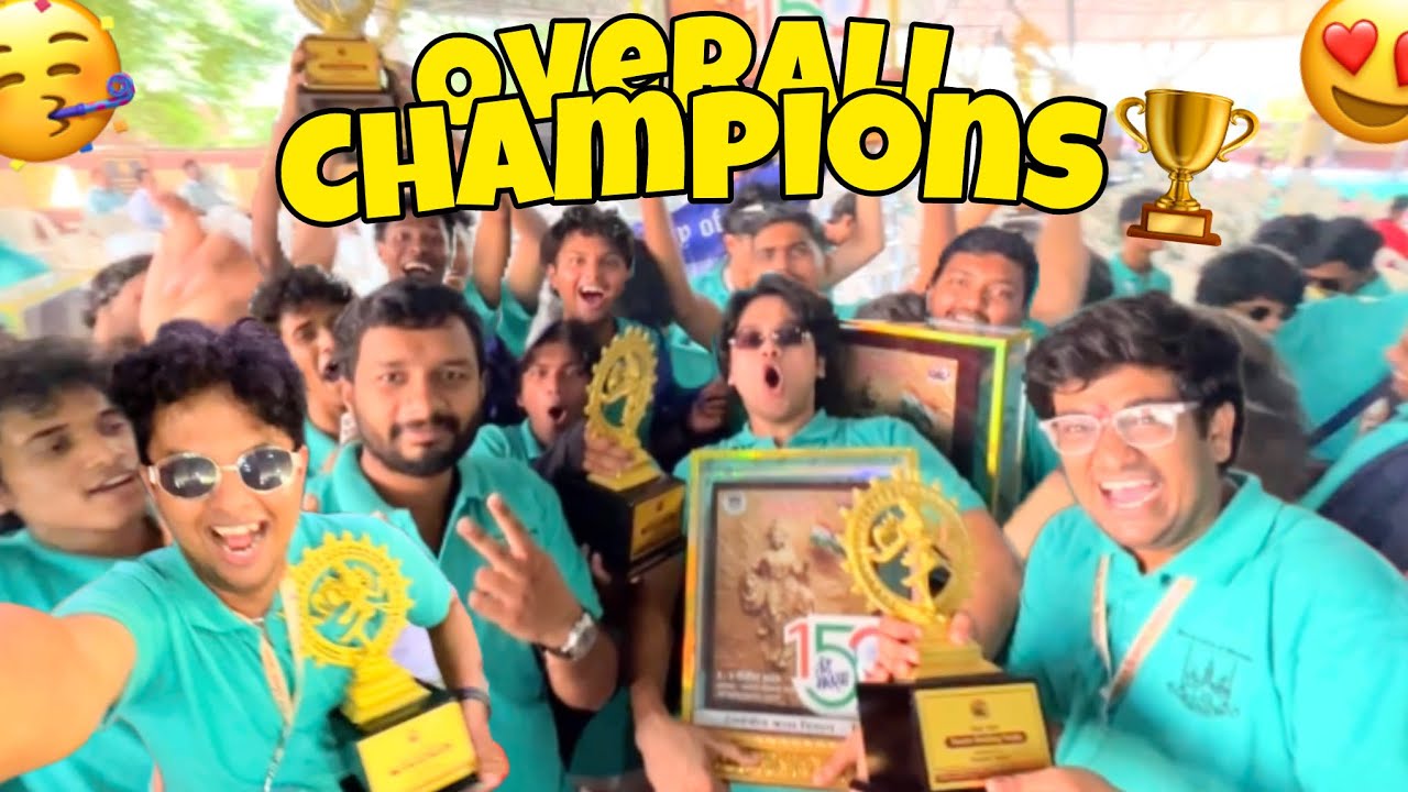 OVERALL CHAMPIONS 🥳😍| full on masti 🥰 ️ - YouTube