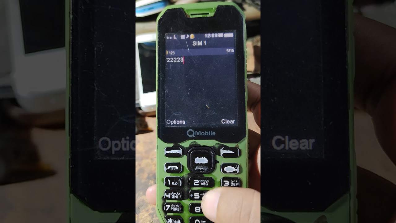 Qmobile commando invalid sim or sim registration failed sloution change ...