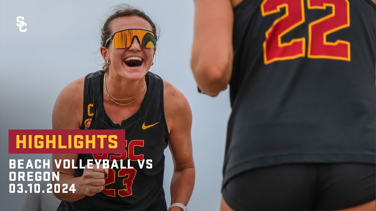Beach Volleyball - USC 5, Oregon 0: Highlights (3/10/24) - YouTube