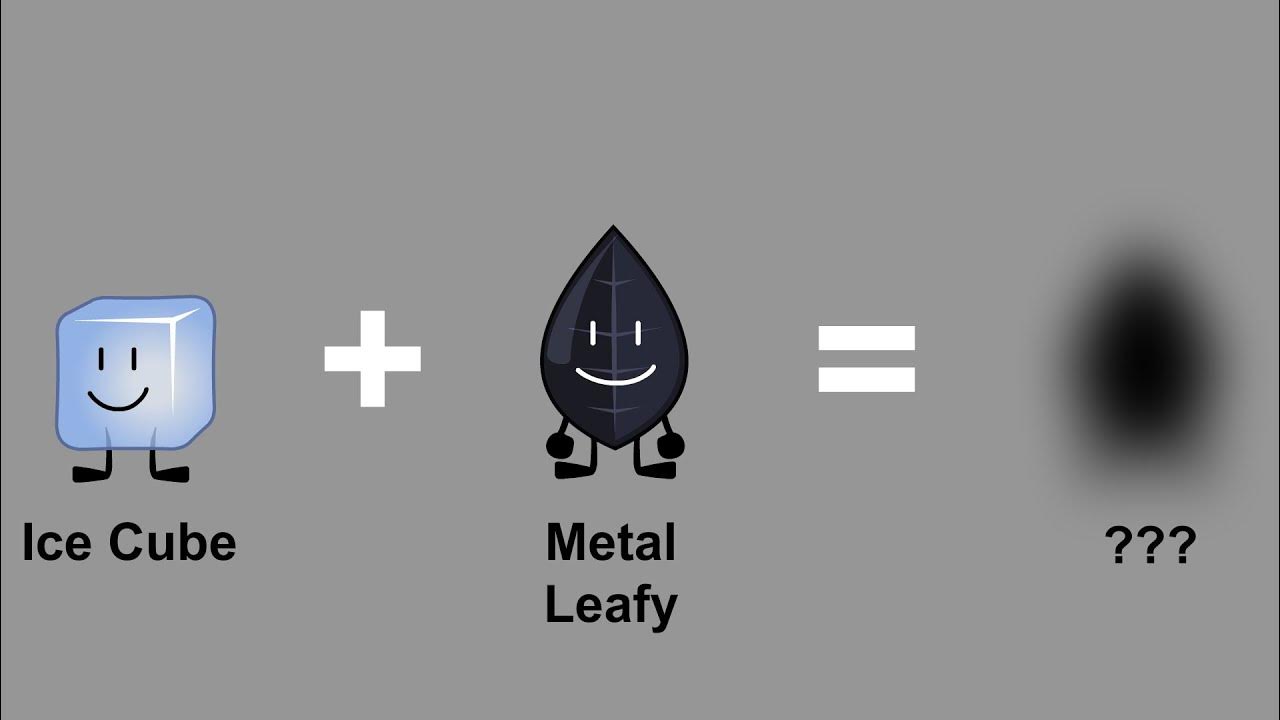 BFDI Fusions: Ice Cube and Metal Leafy - YouTube