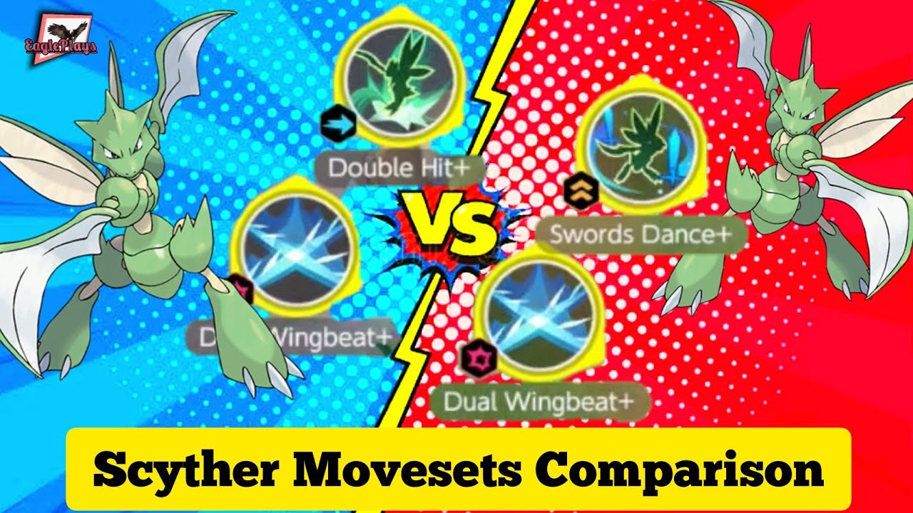 Scyther Dual Wingbeat + Double Hit V/s Dual Wingbeat + Swords Dance ⚔️ ...