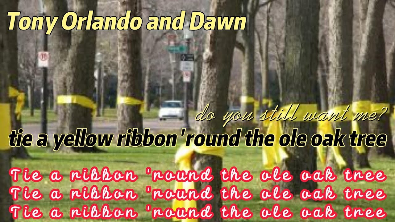 Tie a yellow ribbon 'round the ole oak tree - Tony Orlando and DAWN ...
