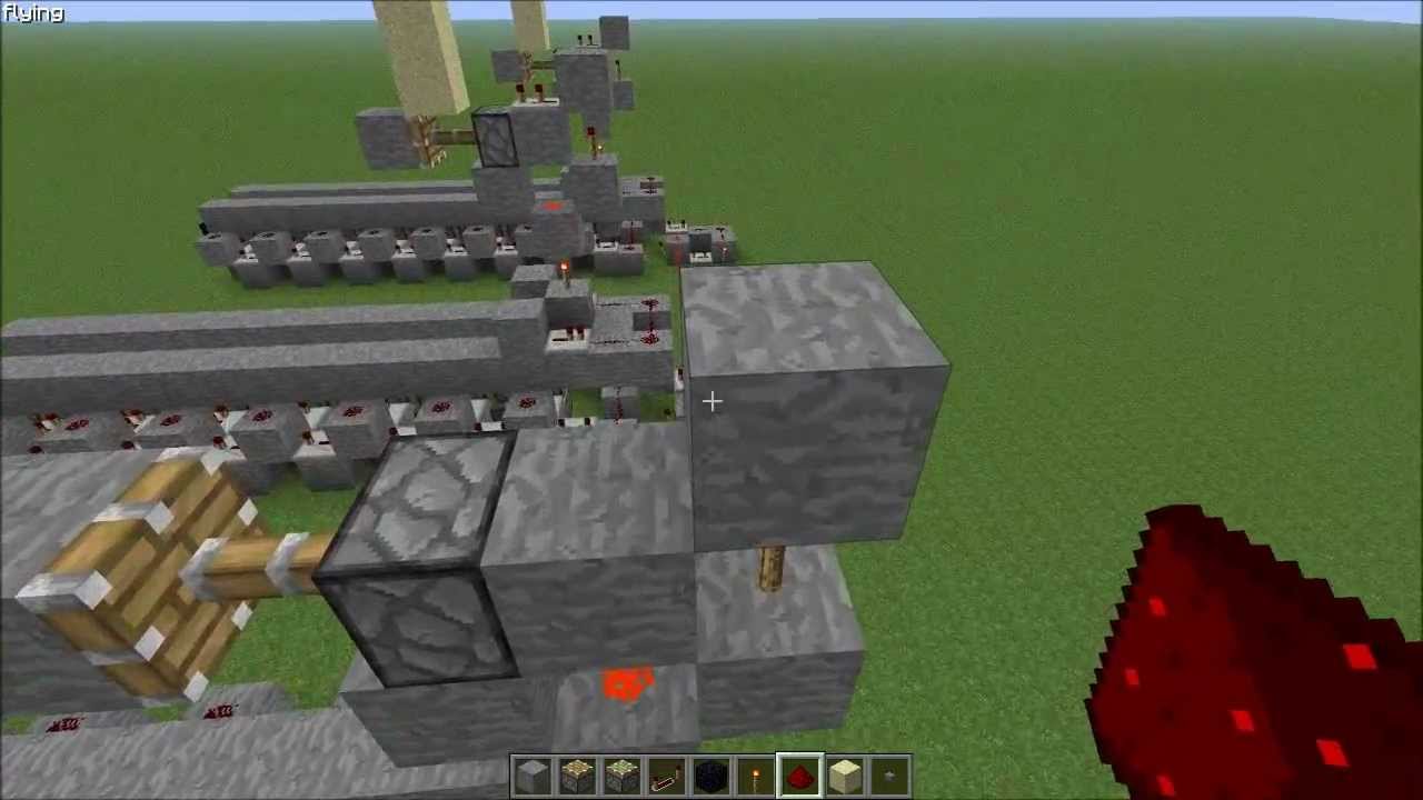 Minecraft- How to make a block/player/mob transporter - YouTube