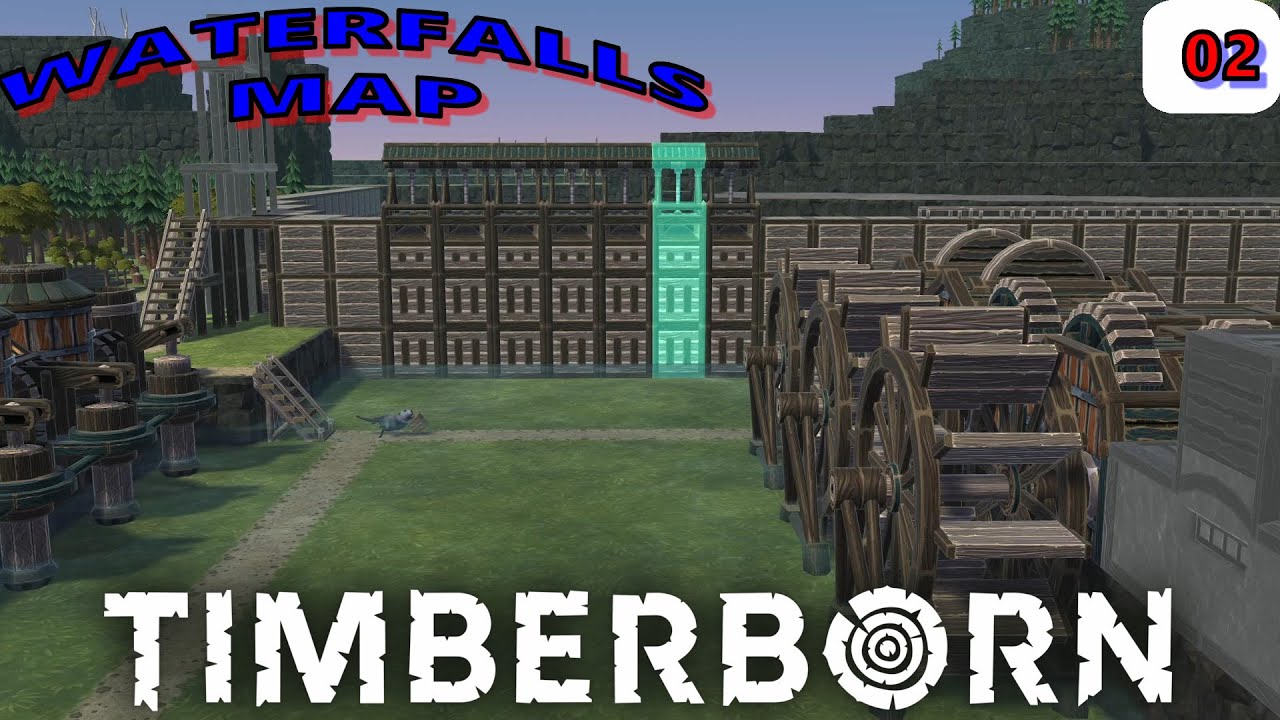 Timberborn / Hard Mode / Waterfalls Map / 02 - YouTube
