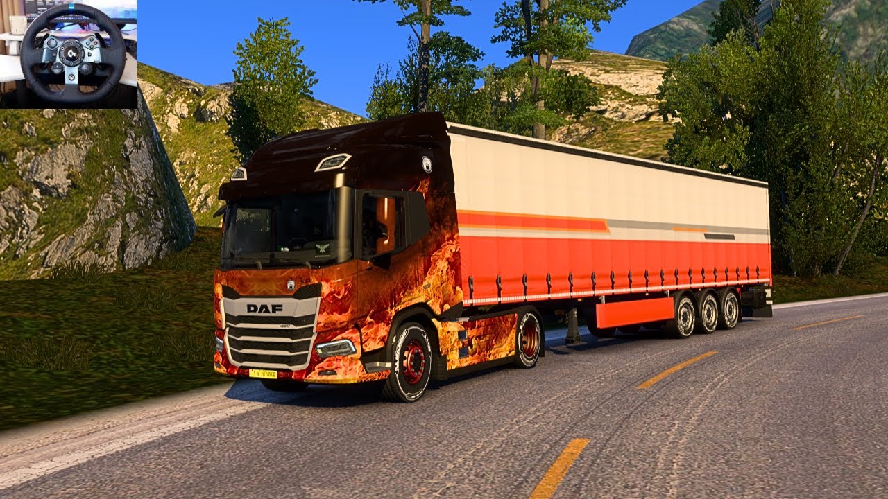 Euro Truck Simulator 2 | Realistic Truck Driving on Mountains | Real ...