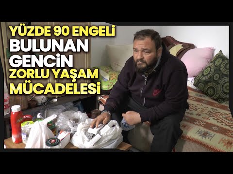 Yüzde 90 Engelli Olan ve Sol Tarafı Felç Kalan 30 Yaşındaki Genç Yetkililerden Yardım İstedi