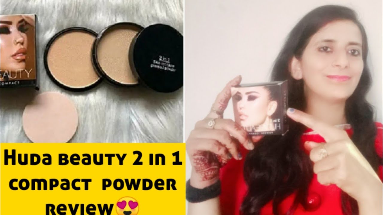 huda beauty compact powder, huda beauty compact powder kaise use kare ...