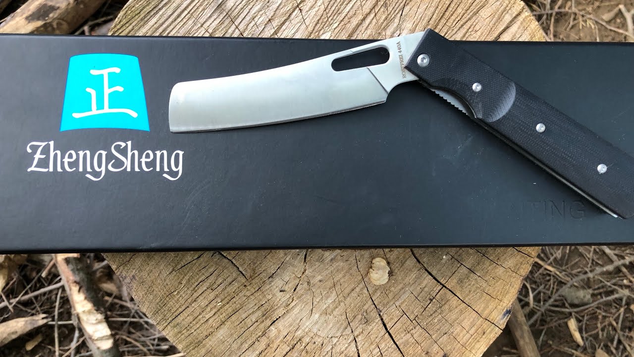 Zheng Sheng Knife - Best Cut @ 4:45 . The Zheng Sheng Folding Chefs ...