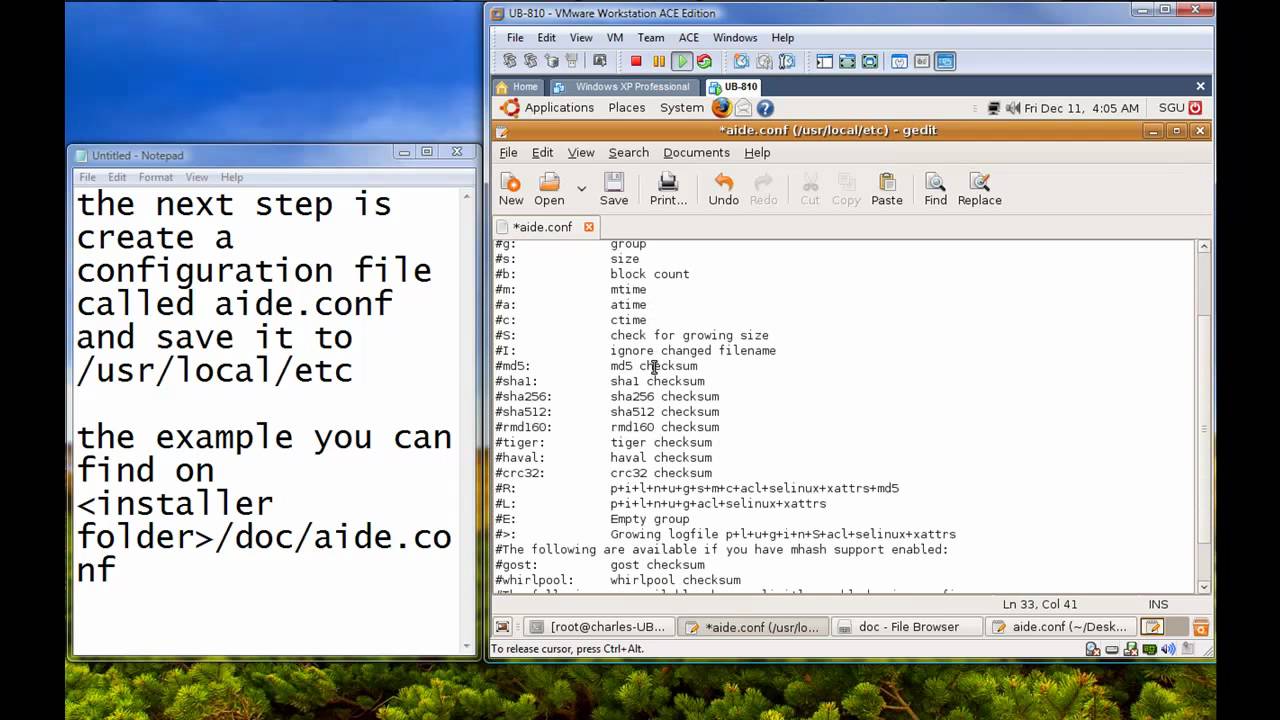 AIDE-Advance Intrusion Detection Environtment on Ubuntu.mp4 - YouTube